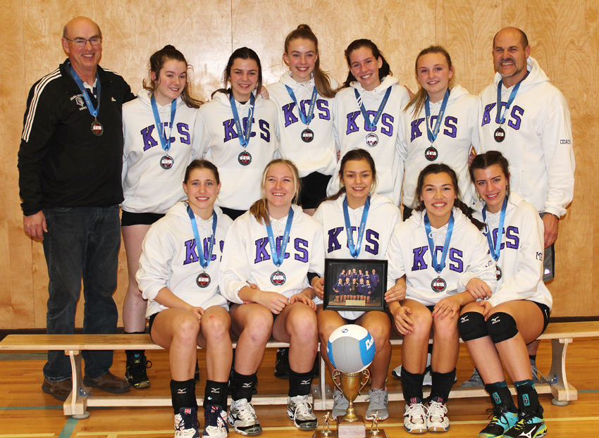 KCS Knights lone Kelowna-area team to claim provincial volleyball medal